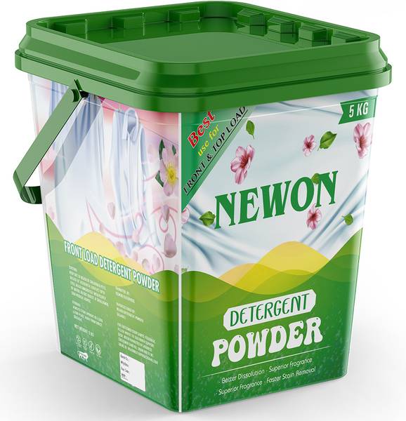 NEWON Double Power Detergent Powder - 5 Kg | Top Load & Front Load ...