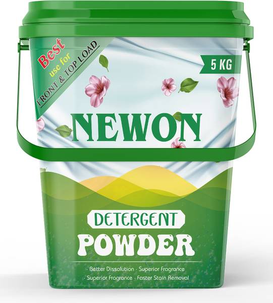 NEWON Double Power Detergent Powder - 5 Kg | Top Load & Front Load ...