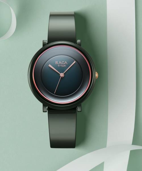 Titan Raga Blue Pottery Raga Ceramics Analog Watch - For Women - Price ...