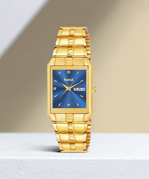 HMT DLX hmt dlx -9002 Blue -gold Exclusive Premium Gold Plated Dial ...