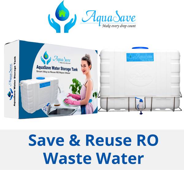 AquaSave Make Every Drop Count Aquasave RR 30 liter white Bottom ...