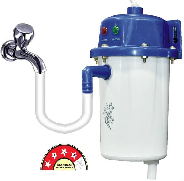 QUALX 1 L Instant Water Geyser (ISI Mark Instant Water, White, Blue ...