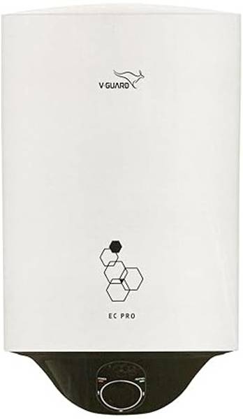 V-Guard 25 L Storage Water Geyser (EC PRO with Glass line AC (Anti-Corrosion) coating, White ...