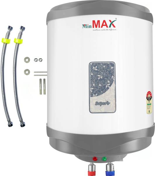 MinMAX 10 L Storage Water Geyser (Flip 5 Star, Grey, White) - Price History
