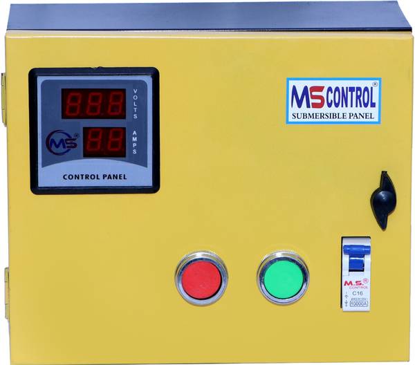 MS CONROL 1.HP Digital Single Phase Submersible motor starter for water Filled/Control ...