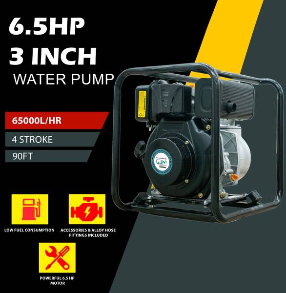 RICO ITALY HEAVY DUTY 296CC 6.5 HP PORTABLE WATER PUMP (3INCH) ADVANCED ...