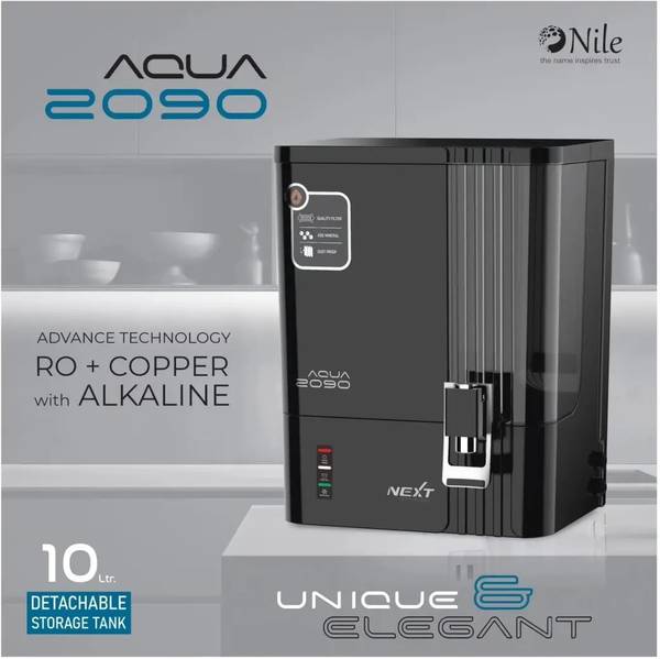 NILE AQUA 2090 10 L RO + UV + UF + TDS + Alkaline Water Purifier ...