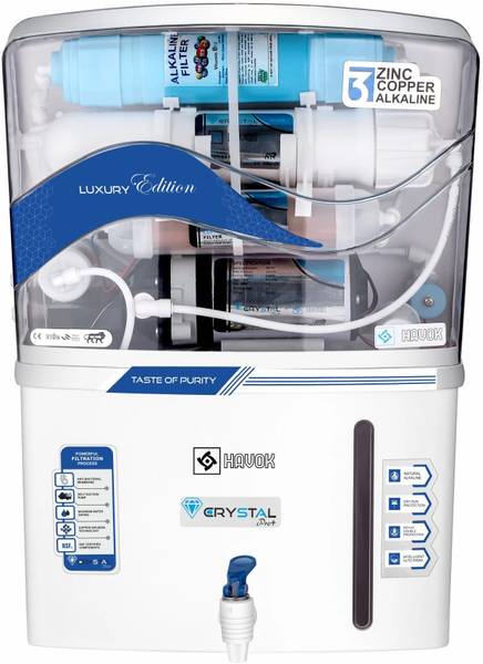 Havok Copper 9 Stage Purification Water purifier 15 L RO + UF + UV ...