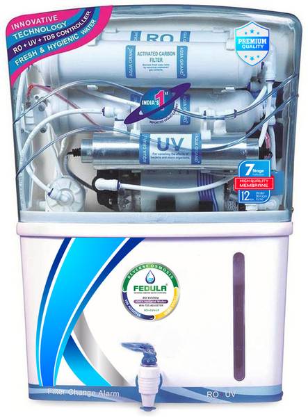 fedula Aqua Ground RO 12 L RO + UV + UF + TDS + Mineral Water Purifier ...