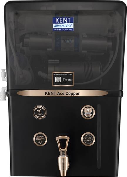 KENT Ace Copper - B//111134B ACE Copper 8 L RO + UV + UF + TDS Control ...