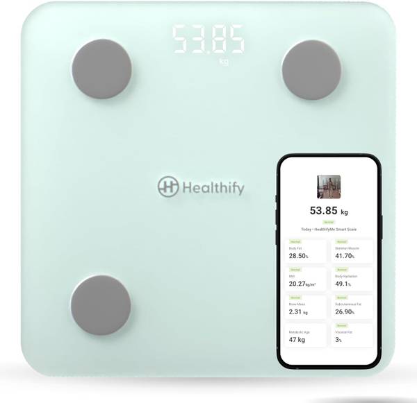 Healthifyme Smart Scale | Track 11+ Key Body Metrics | Data Driven ...