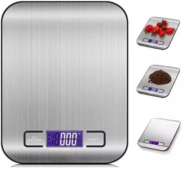 Glancing 10 kg Stainless Steel Smart Weight Scale Digital Weight Scale ...