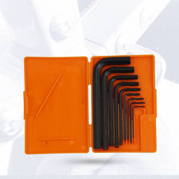 Hillgrove 9Pcs HGAKS1M3 Full Hex Allen Key Kit Bolt Goti Wrench L Shape ...