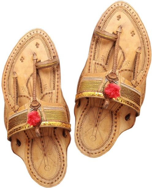 Traditional South Indian slippers hand made by a roadside cobbler : r ...