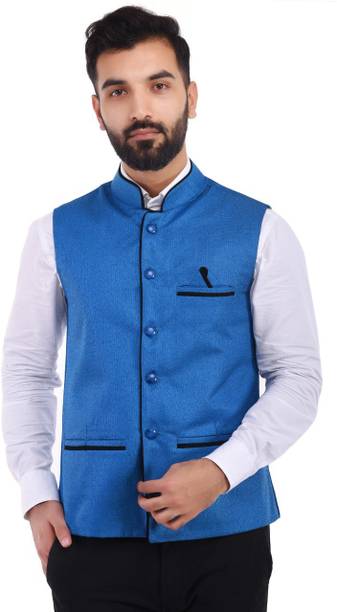 Blue Modi Jacket - Buy Blue Modi Jacket online at Best Prices in India ...