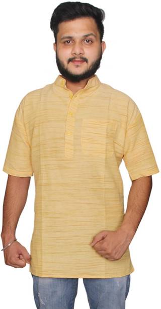 Khadi Mens Kurta - Buy Khadi Mens Kurta online at Best Prices in India ...