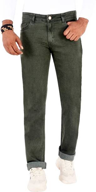 Dark Green Mens Jeans - Buy Dark Green Mens Jeans Online at Best Prices ...