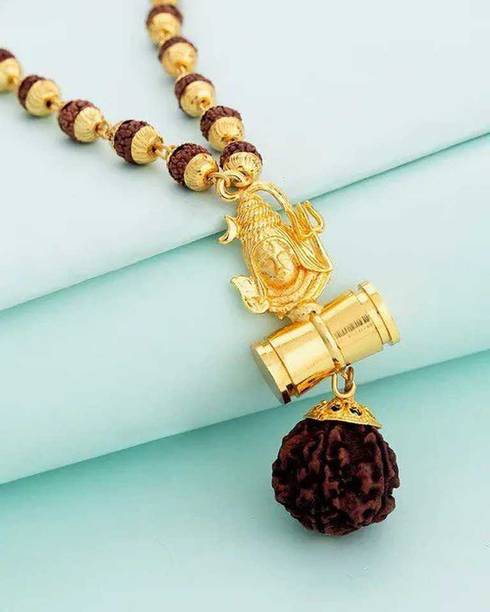 Rudraksha Gold Chains - Buy Rudraksha Gold Chains online at Best Prices ...