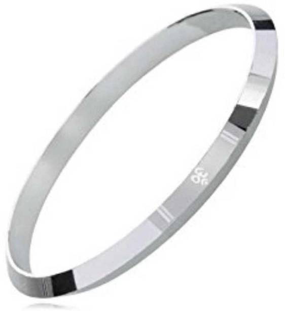 Silver Kada Design For Men - Buy Silver Kada Design For Men online at ...