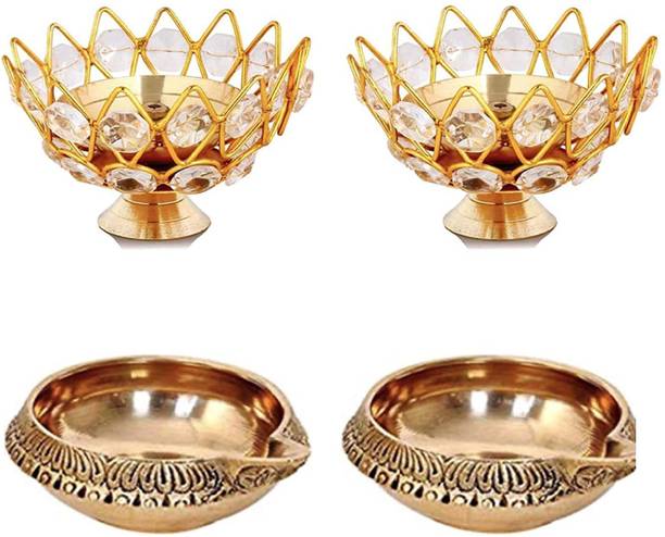 Metal Diyas: Buy Metal Diyas Online at Best Price in India | Flipkart.com