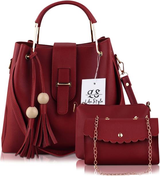 Maroon Handbags - Buy Maroon Handbags Online at Best Prices In India ...