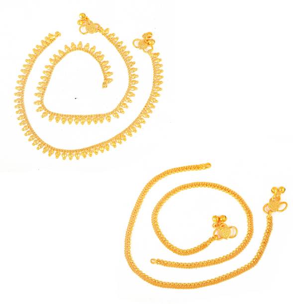 Gold Payal - Buy Gold Payal Designs Online at Best Prices in India ...