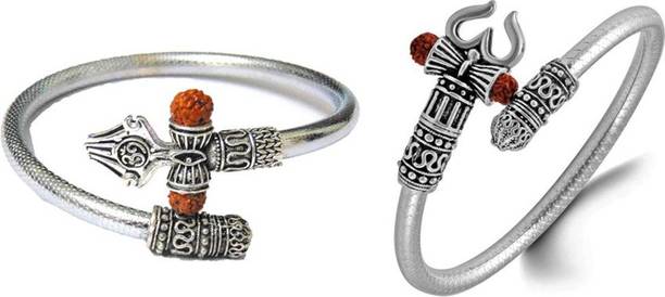 Silver Kada Designs - Buy Silver Kada Designs online at Best Prices in ...