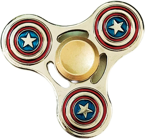 Educatieve spellen Captain America Spinner Metal Fidget Toy Smooth ...