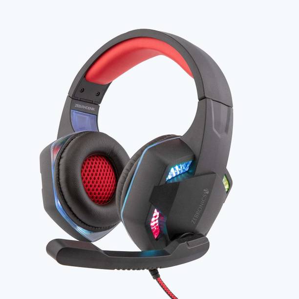 ZEBRONICS ZEB- PHOENIX Wired Headset (Black, On the Ear) Price in India ...