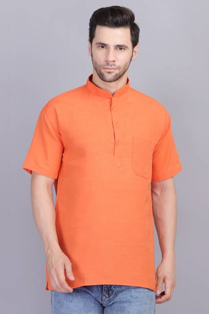 Khadi Mens Kurta - Buy Khadi Mens Kurta online at Best Prices in India ...