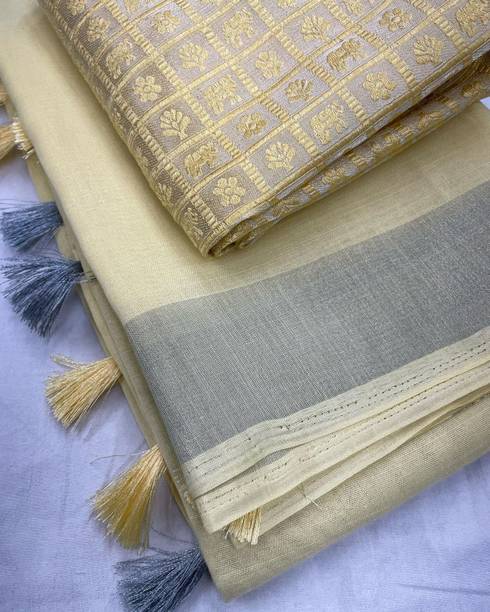 Linen Sarees (लिनन साड़ी) - Buy Pure Linen Sarees online at Best Prices ...
