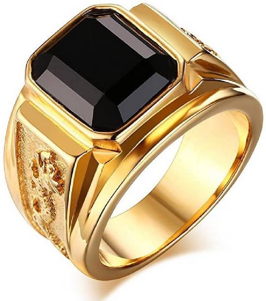 Black Stone Ring - Buy Black Stone Ring online at Best Prices in India ...