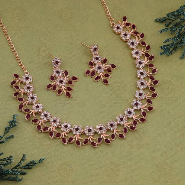 Maroon Jewellery Sets - Buy Maroon Jewellery Sets Online at Best Prices ...