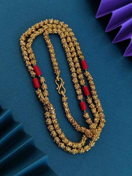 30 Grams Gold Long Chain - Buy 30 Grams Gold Long Chain online at Best ...