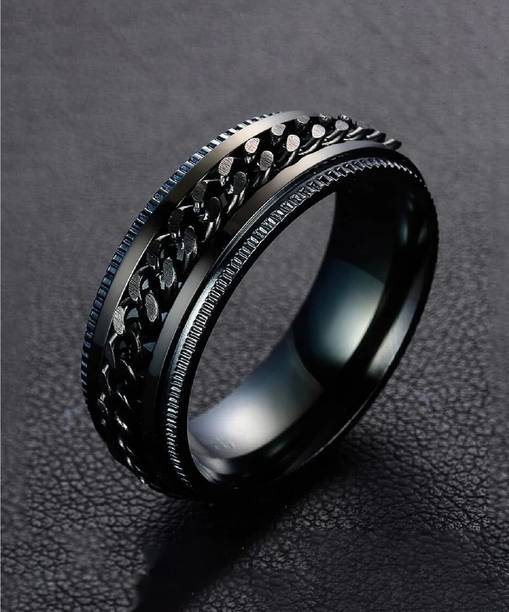 Black Ring For Men - Buy Black Ring For Men online at Best Prices in ...