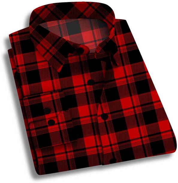 Red And Black Check Shirt - Buy Red And Black Check Shirt online at ...