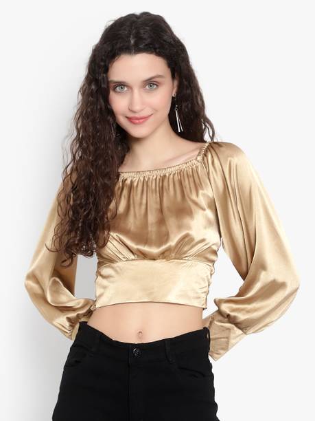 Gold Womens Tops - Buy Gold Womens Tops Online at Best Prices In India ...