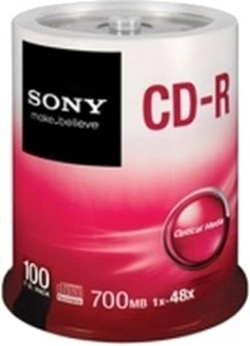 Sony CD-R 100 Pack Spindle - Sony : Flipkart.com