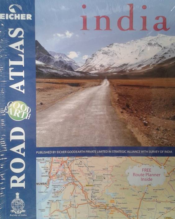 India Road Atlas Includes 17 City Maps PB - Buy India Road Atlas ...