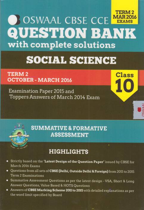 Oswaal CBSE CCE Question Bank With Complete Solutions Social Science oswaal-cbse-cce-question-bank-with-complete-solutions-social-science