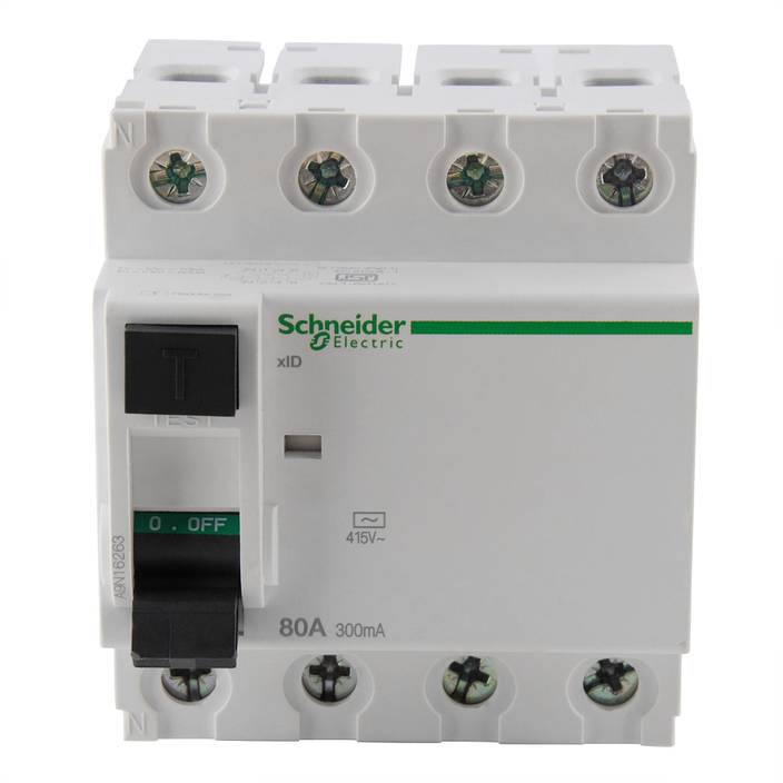 Schneider RCCB FP 80A 300mA A9N16263 MCB Price in India - Buy Schneider ...
