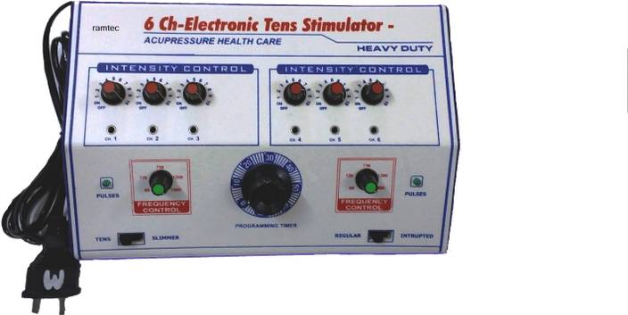 Ramtec Tens machine 6 Channel Muscle stimlutor Electrotherapy Device ...