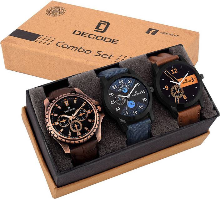 Decode Combo of 3 Exclusive watches Watch - For Men - Buy Decode Combo ...