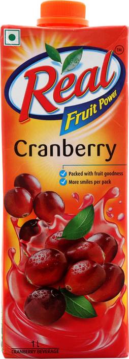 Real Fruit Juice - Cranberry 1 L Price in India - Buy Real Fruit Juice ...