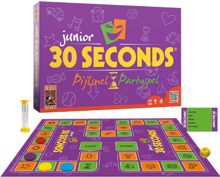 Emob Quick Thinking and Fast Talking Junior 30 Seconds Fun Board Game for Kids Board Game ...