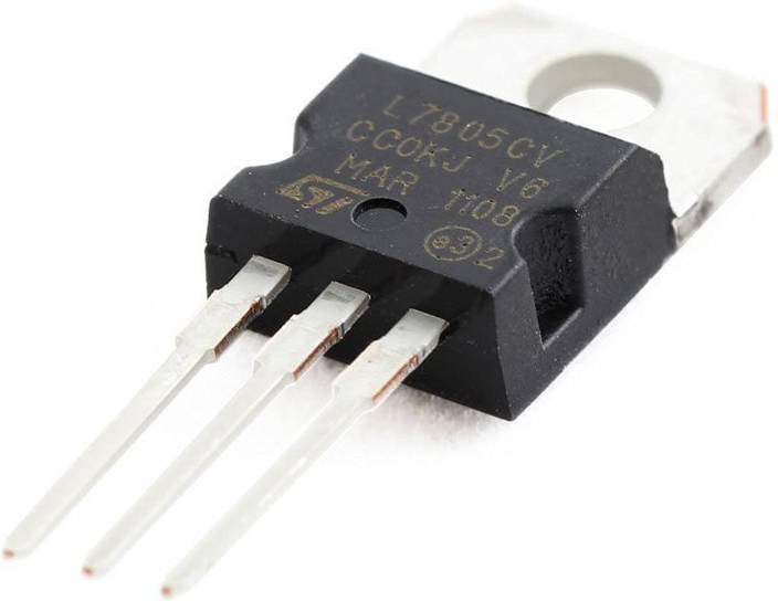 Adraxx LM7805 7508 Positive Voltage Regulator IC, 5V 1A (Set of 5 ...