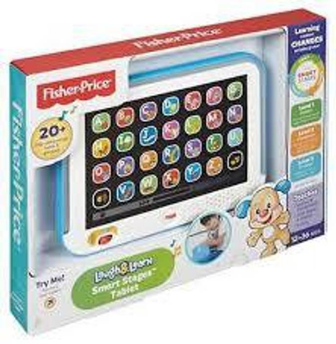Fisher-Price Laugh and Learn Smart Stages Tablet Blue CHC74 - Laugh and ...