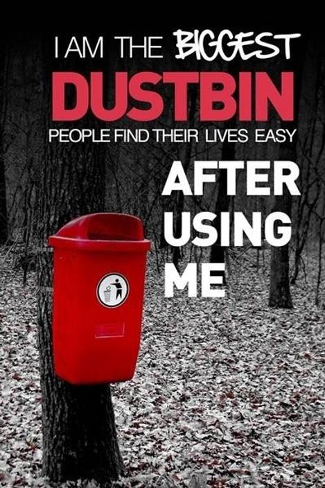 Dustbin Quote Paper Print - Buy art, film, design, movie, music, nature ...