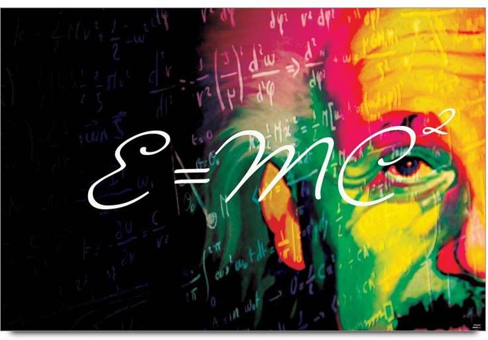 Albert Einstein E=Mc2 Paper Print - Shoperite posters - Personalities ...