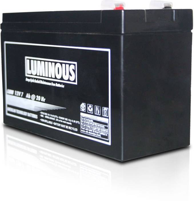 Luminous 12V - 7.2 Ah (Battery) Sealed Maintenance Free UPS Price in ...